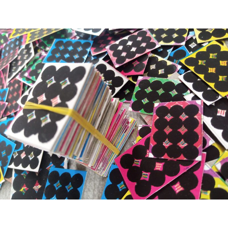 Jual 1000 keping Mainan anak-anak Gosokan Bom Mainan Game card 12 Titik ...