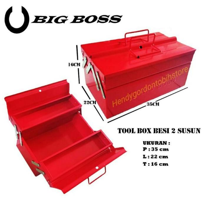 Jual TOOL BOX BESI 2 SUSUN BIG BOSS TOOLS BOX DSGV6546E | Shopee Indonesia