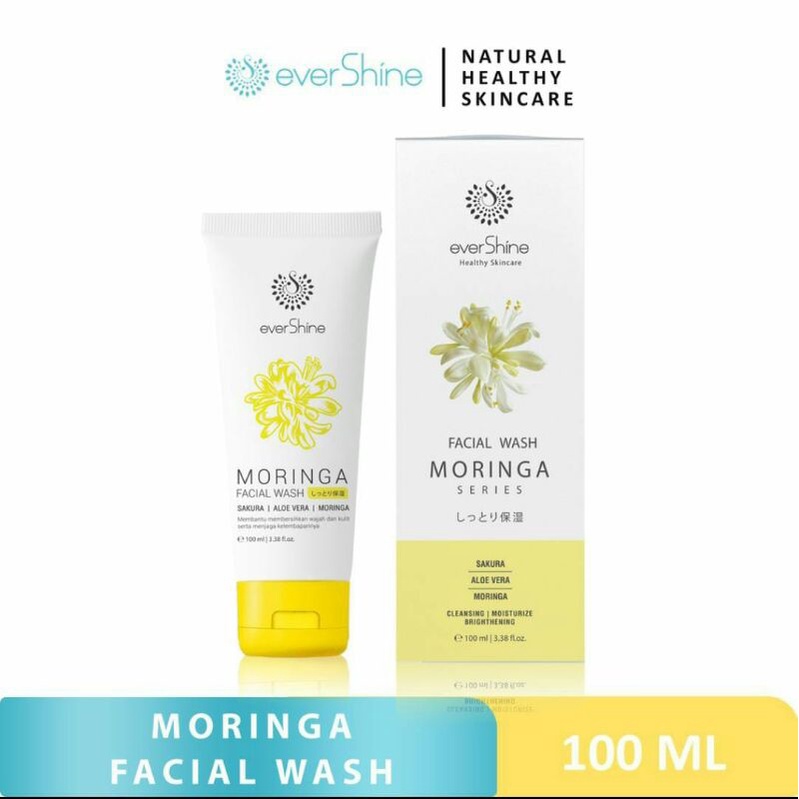 Jual Evershine Moringa Facial Wash Moringa Series/Kemasan Baru | Shopee Indonesia
