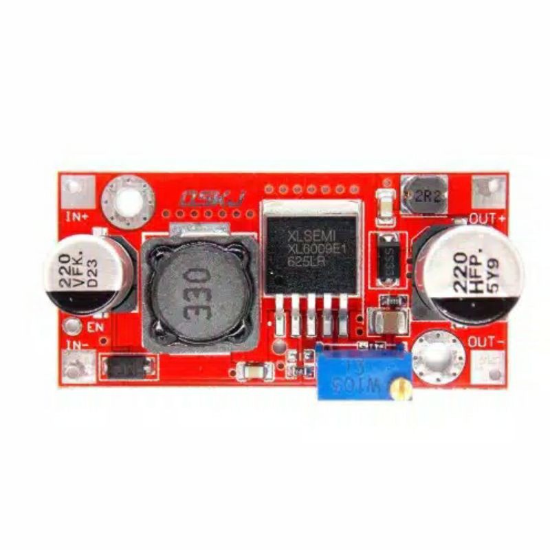 Jual modul step up XL6009 QSKJ Adjustable DC DC pcb merah penaik tegangan xl6009 | Shopee Indonesia