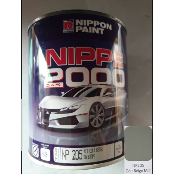 Jual Cat nippe 2000 nippon paint warna colt beige | Shopee Indonesia