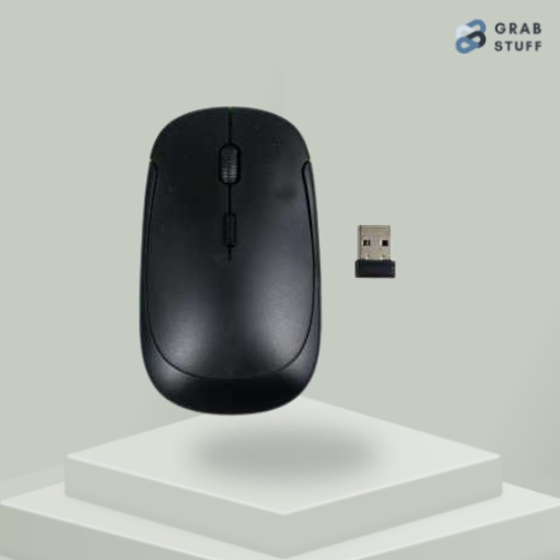 Jual Mouse Wireless Optical Slim Tipis Ergonomis Silent Click Nyaman ...