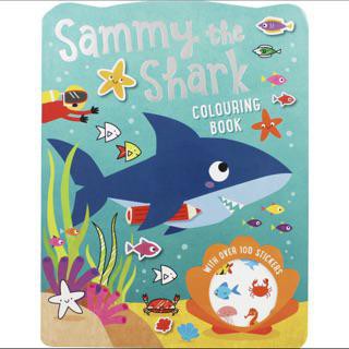 Jual Art Therapy Coloring Book Sammy the Shark Colouring Book for Kids ...