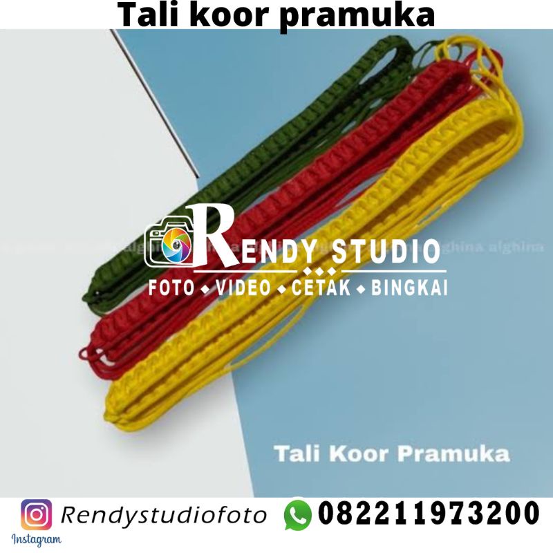 Jual TALI KOOR PRAMUKA MERAH. HIJAU. | Shopee Indonesia