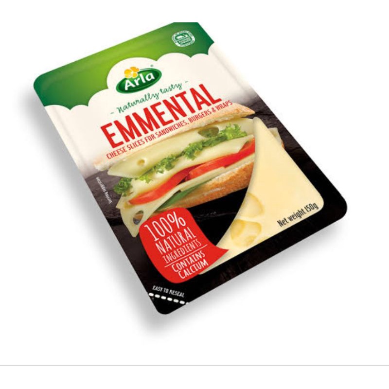 Jual (KEJU) ARLA EMMENTAL CHEESE 150GR | Shopee Indonesia