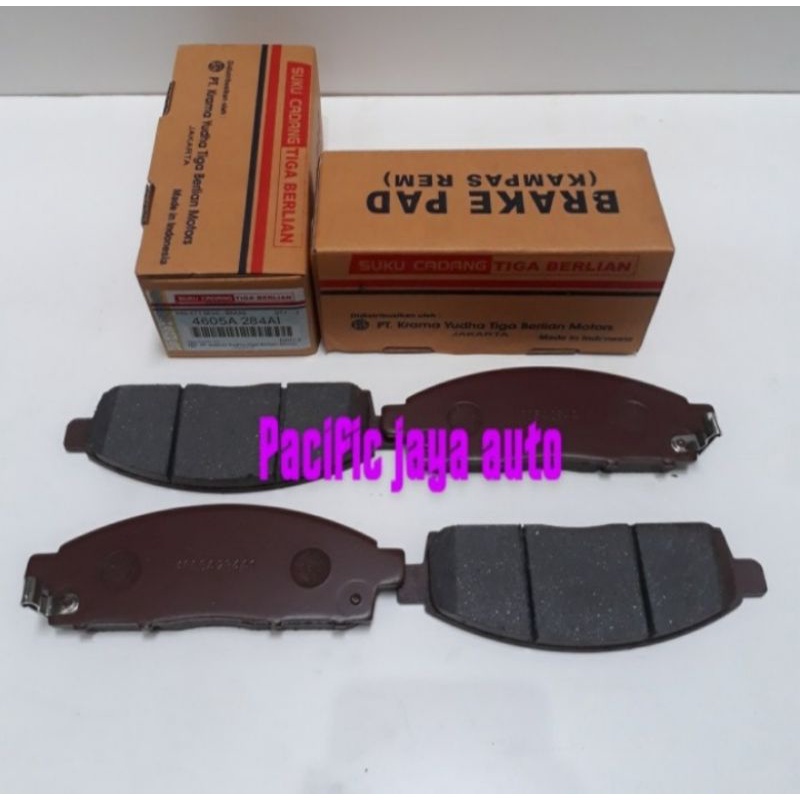 Jual Brake pad/kampas rem depan mitsubishi triton/pajero sport 4605A284 ...