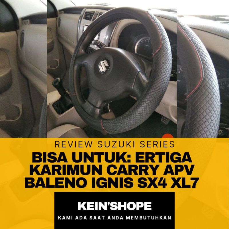 Jual Sarung Stir Cover Setir Kulit Pelindung Kemudi Mobil Suzuki Ertiga ...