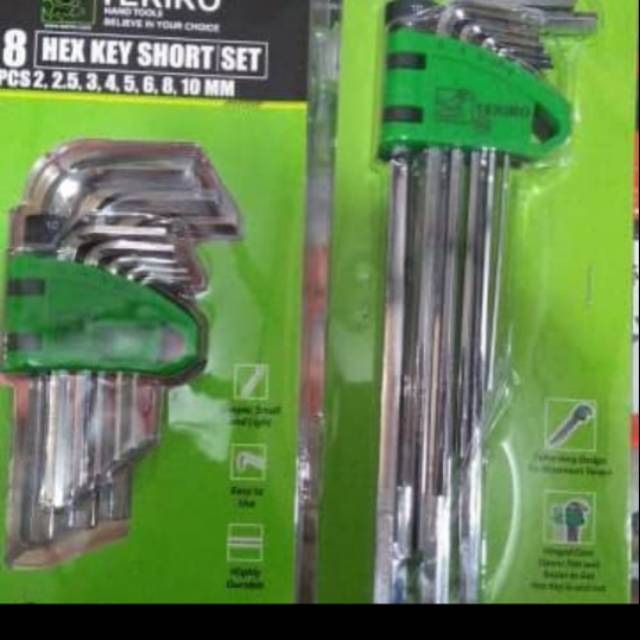 Jual Kunci set L Tekiro Original 1 Paket | Shopee Indonesia
