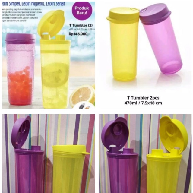 Jual tupperware tumbler (2pcs) | Shopee Indonesia