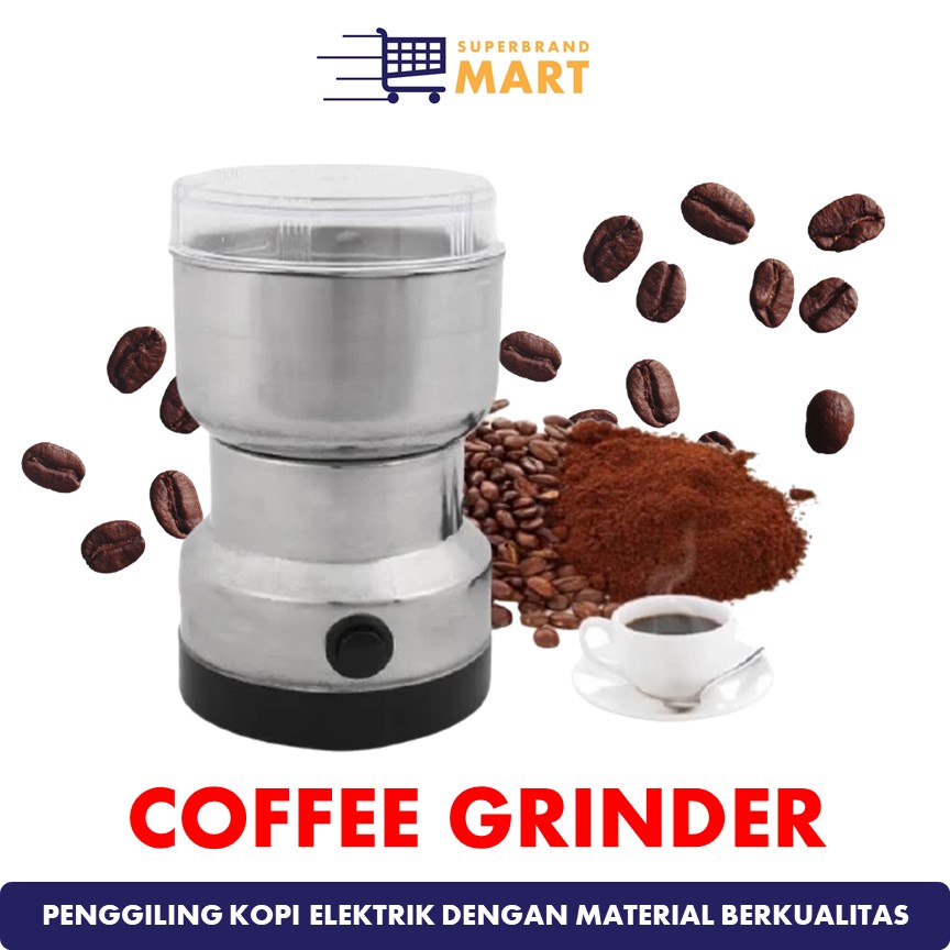 Jual Mesin Penggiling Kopi Otomatis Listrik Electric Coffee Grinder Mesin Giling Biji Kopi ...