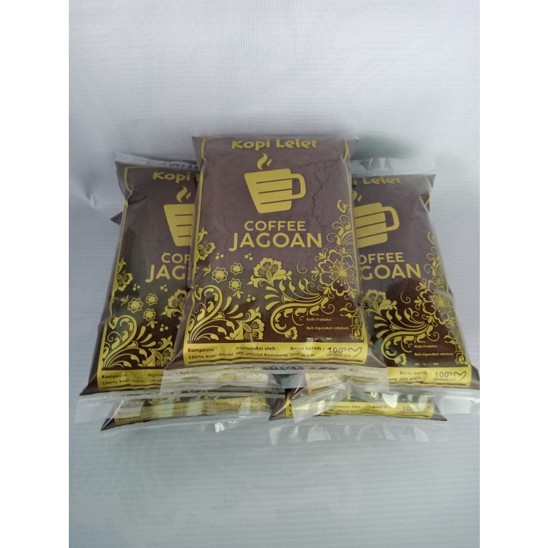 Jual Kopi Lelet Khas Lasem Coffe Jagoan Netto: 200 gr Kopi Seger ...