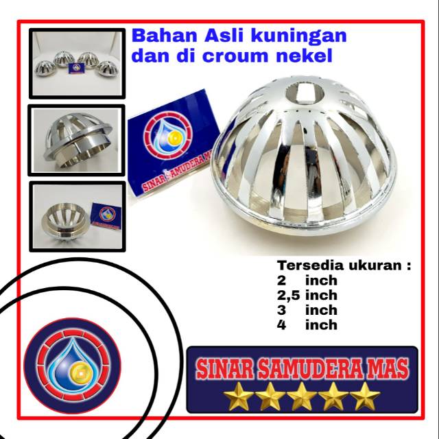 Jual ROOF DRAIN 2 INCH KUNINGAN - SARINGAN ROOF DRAIN BAGUS MURAH ...