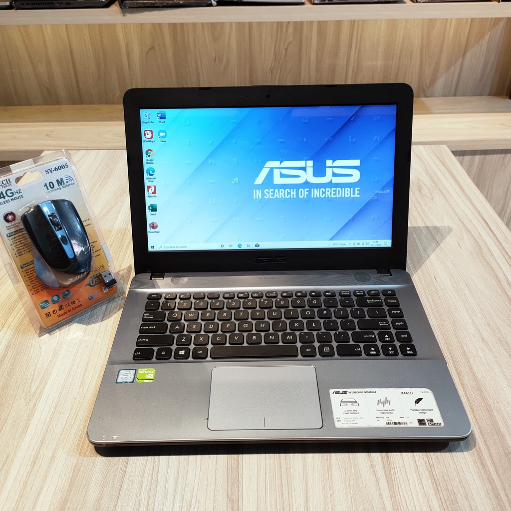 Jual ASUS X441UV - Silver (Core i3 gen 6) Ram 4gb Ssd 128gb Hdd 500gb ...