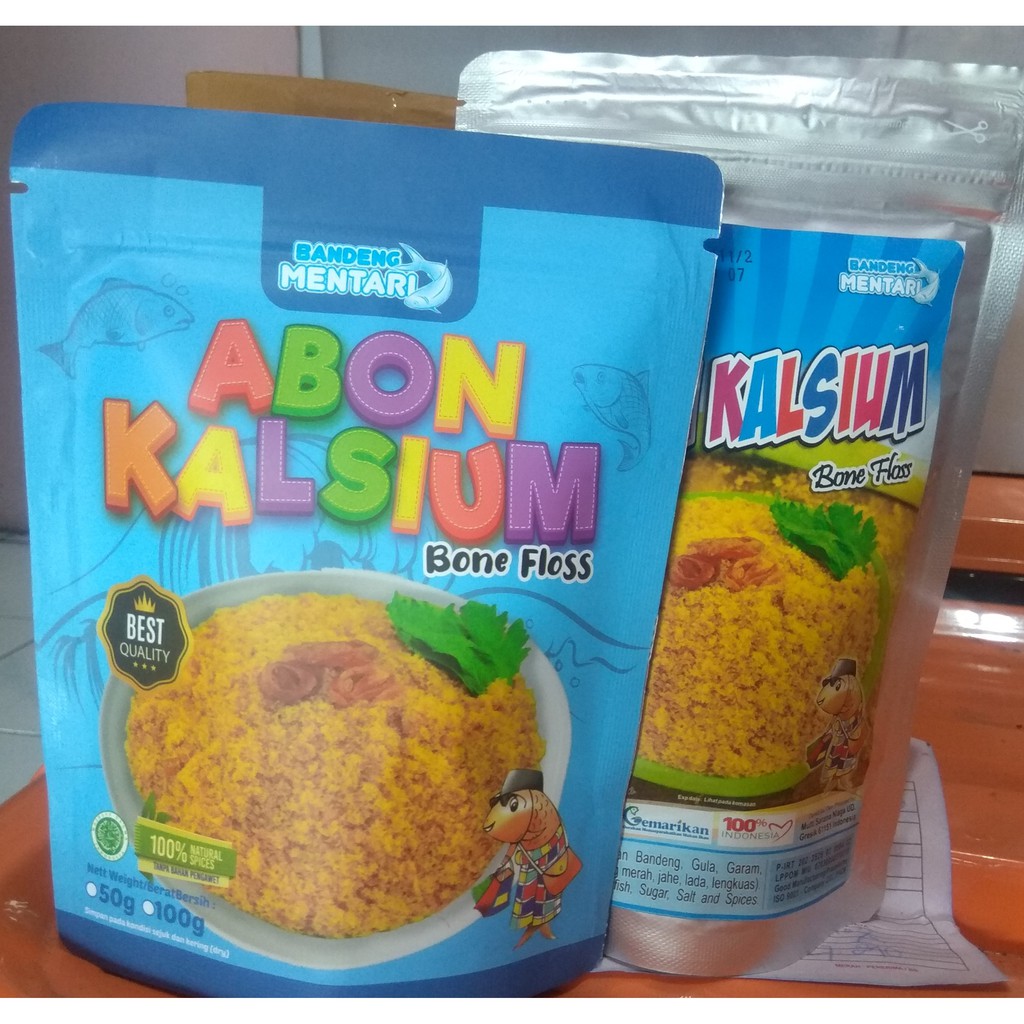 Jual Abon Kalsium Tulang Ikan Bandeng Khas Gresik | Shopee Indonesia