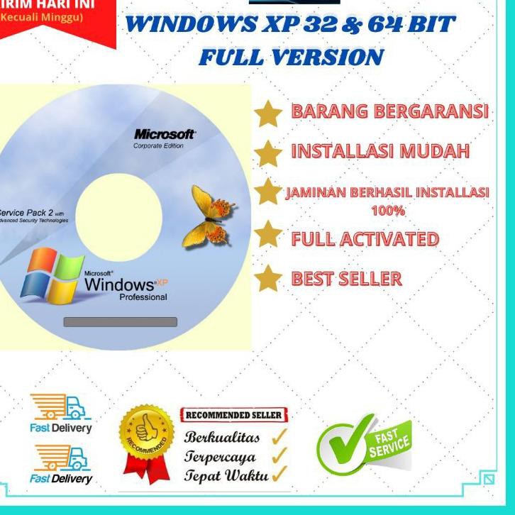 Jual GROSIR 7.7 CD / DVD Installer Windows XP SP2 Dan Sp3 32/64bit bisa cod | Shopee Indonesia