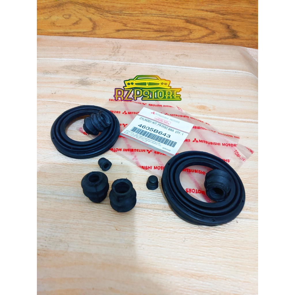 Jual Caliper Kit Seal Karet Rem cakram depan Mitsubishi Mirage Original ORI Mitsubishi | Shopee ...
