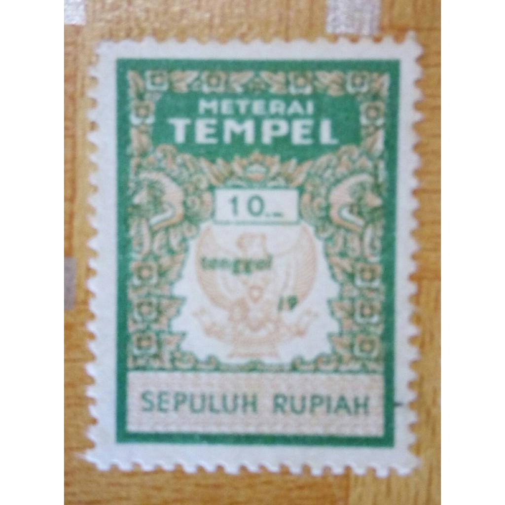 Jual Perangko Materai Kuno Rp 10 (sepuluh rupiah) | Shopee Indonesia
