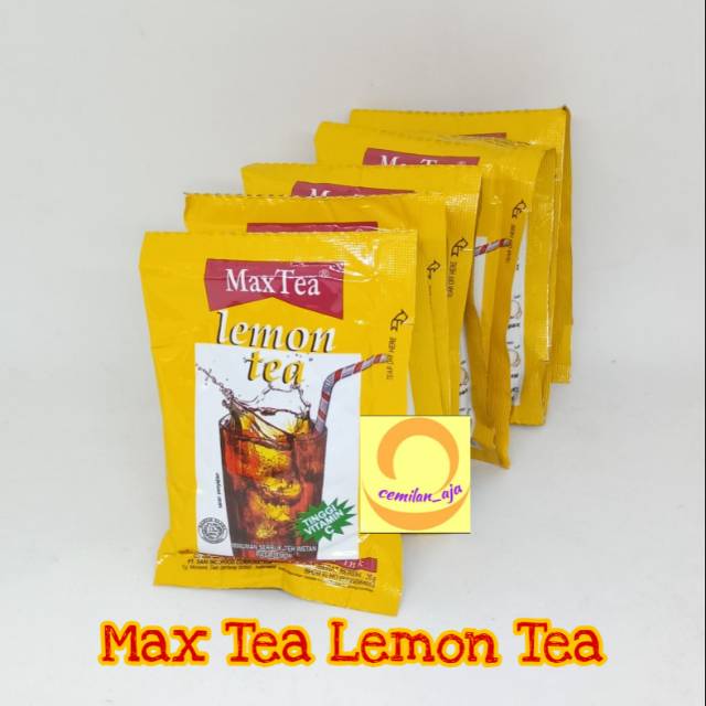 Jual BEST SELLER MAX TEA LEMON TEA SACHET 25 GRAM | Shopee Indonesia