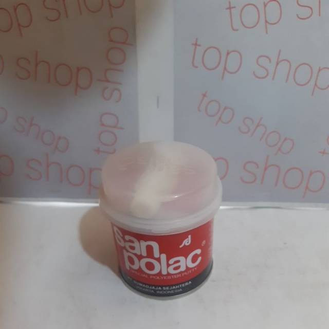 Jual DEMPUL SANPOLAC POLYESTER PUTTY UKURAN KECIL-250G | Shopee Indonesia