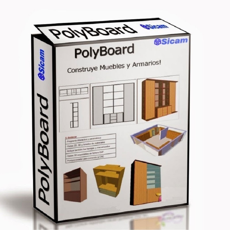 Jual POLYBOARD V7.02 ALat interaktif Desain dan membangun Lemari Modern ...