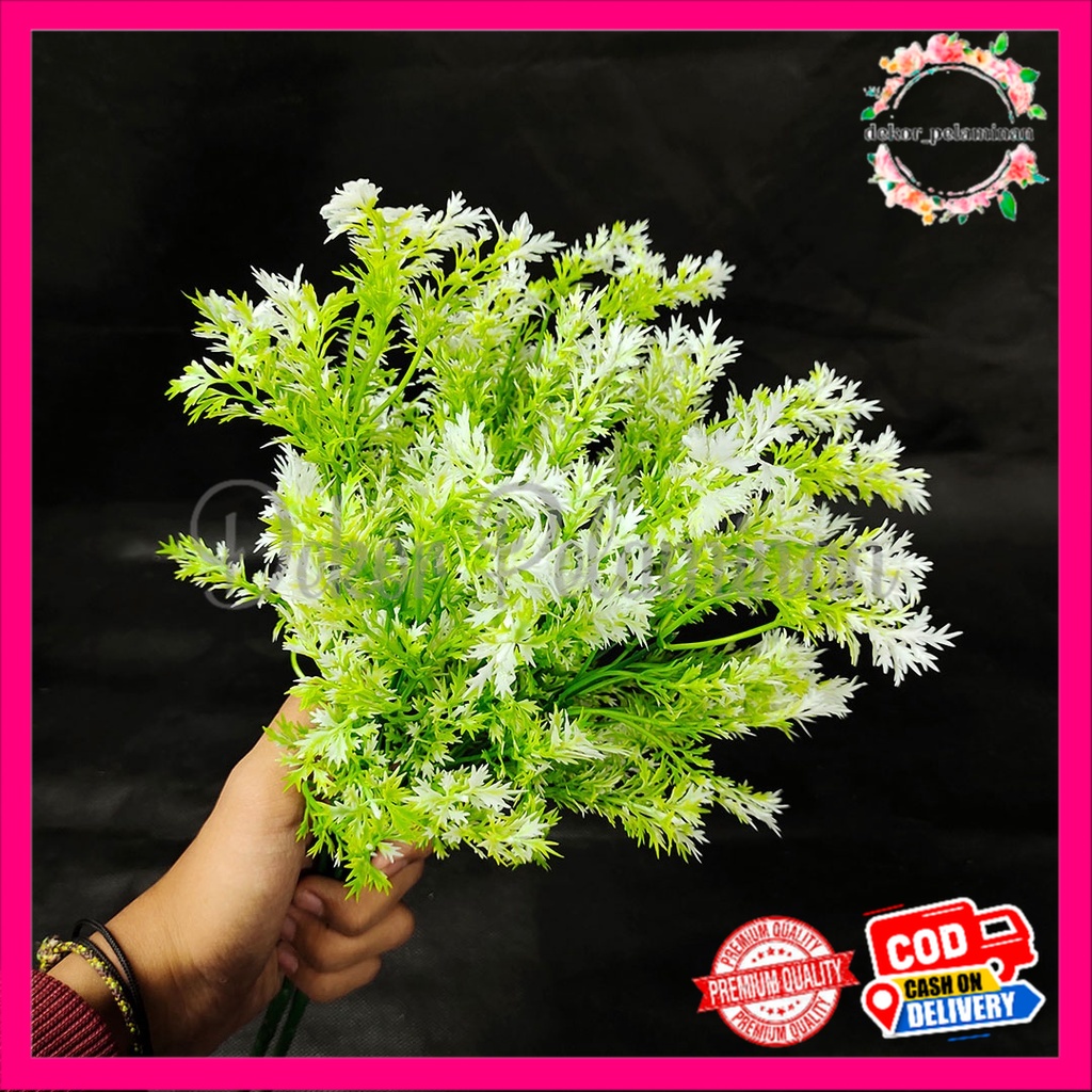 Jual DAUN RUMPUT LIAR PLASTIK CABANG 5 - AKSESORIS UNTUK PEMANIS BUCKET ...