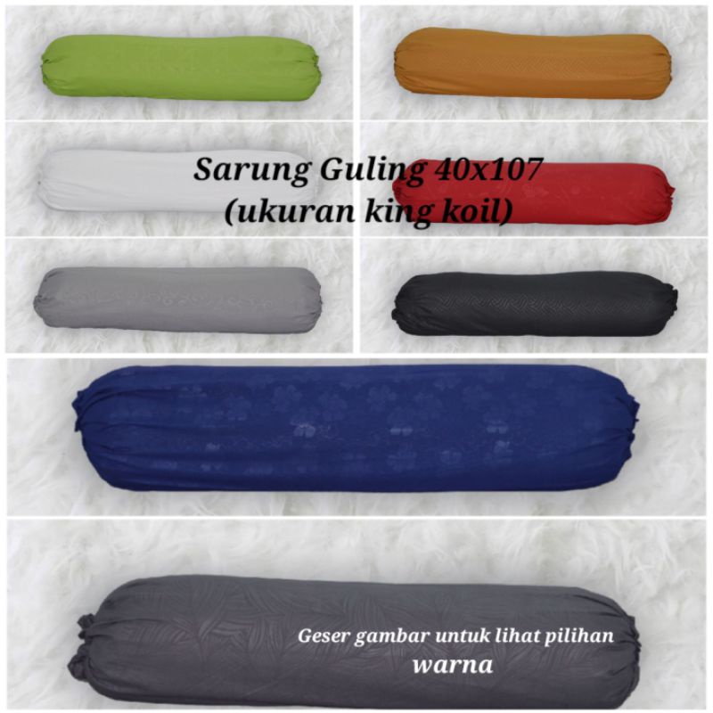 Jual Sarung Guling Ukuran Jumbo King Koil 40×107 Polos Emboss | Shopee ...