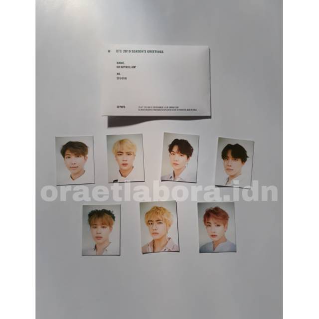 Jual JK&SUGA ID PHOTO SG 19 (REQ ORDER) | Shopee Indonesia