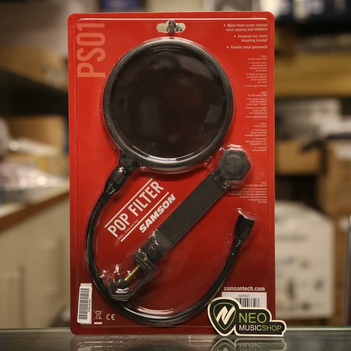 Jual Pop Filter Microphone SAMSON PS01 Original | Shopee Indonesia
