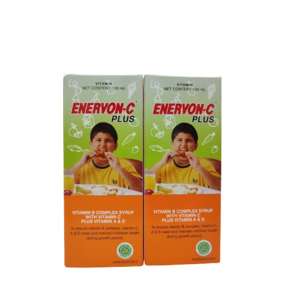 Jual Enervon C Plus Sirup 120ml Multivitamin | Shopee Indonesia