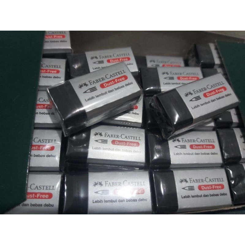 Jual penghapus faber castell hitam dust free (1pcs) | Shopee Indonesia
