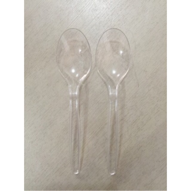 Jual Sendok Makan Bening | Sendok Makan Plastik (isi +/-25 pcs ...