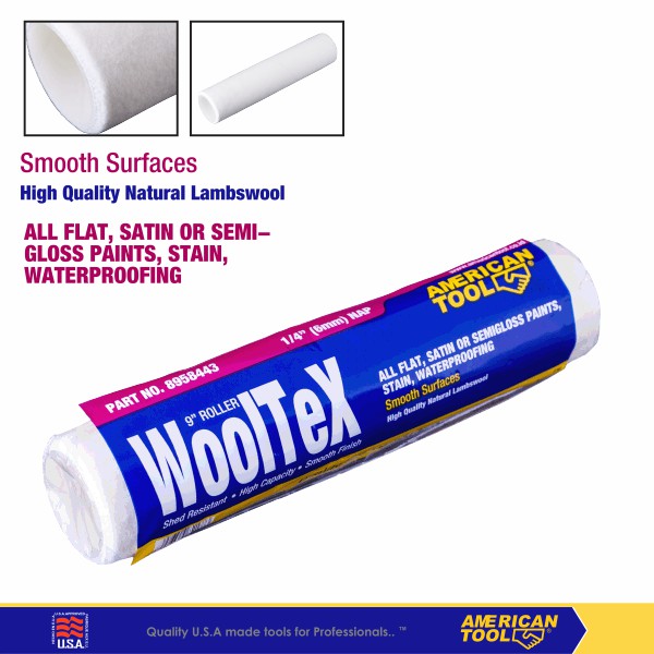 Jual American Tool Bulu Kuas Roll Wooltex 9 inch 8958443 | Shopee Indonesia