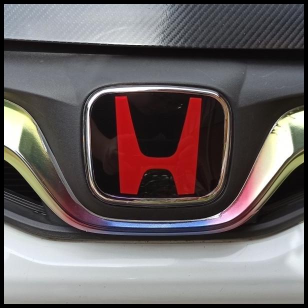 Jual Emblem Honda Civic Fd Red Black Depan Belakang | Shopee Indonesia