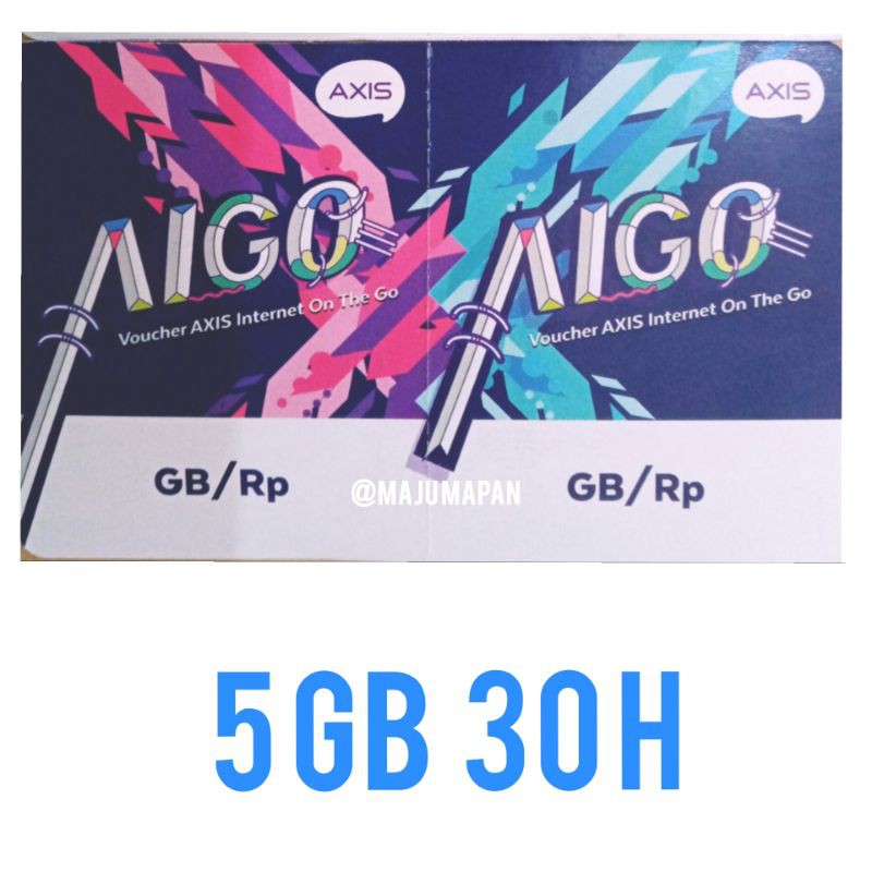 Jual VOUCHER PAKET DATA AXIS AIGO 14GB 30H | Shopee Indonesia