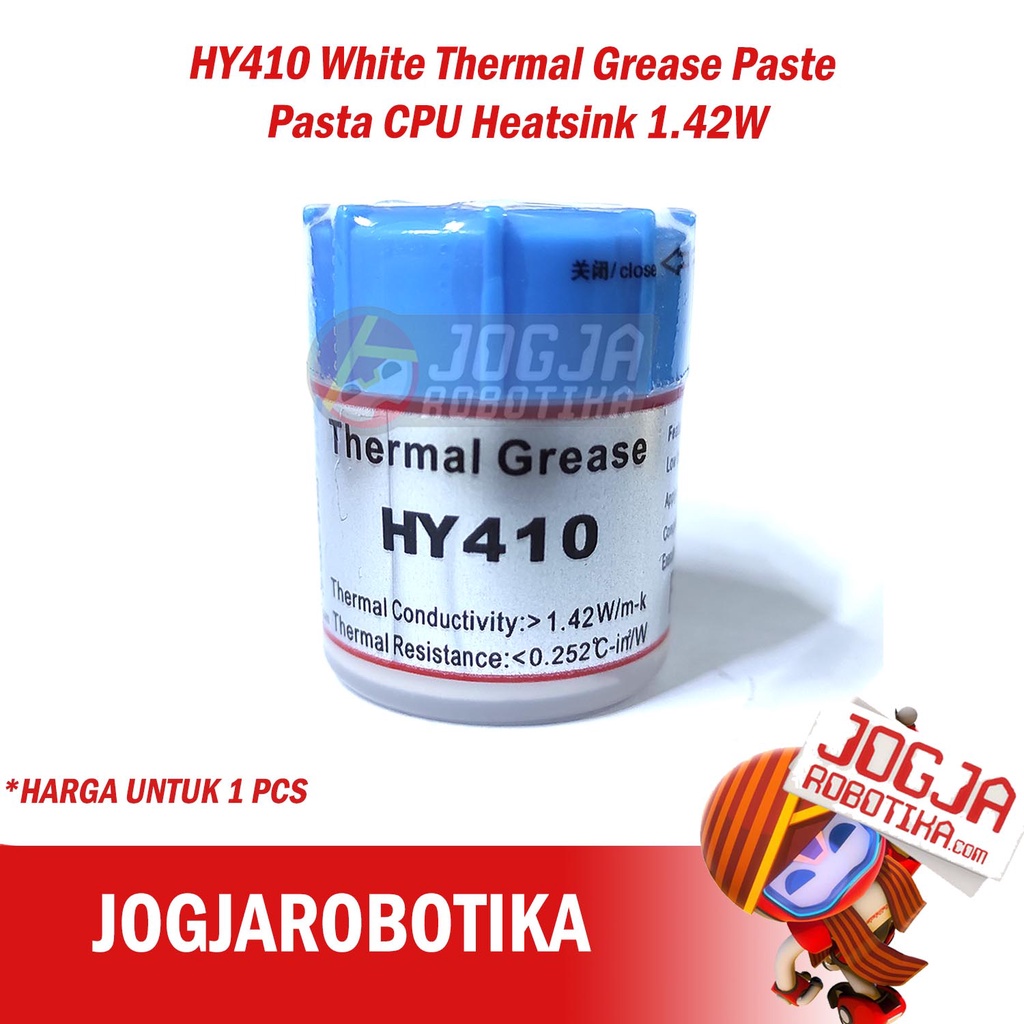 Jual HY410 White Thermal Grease Paste Pasta CPU Heatsink 1.42W | Shopee ...