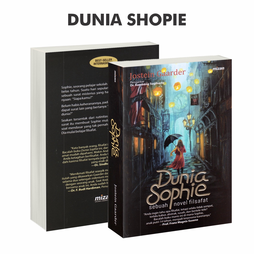 Jual Buku Novel Dunia Sophie - Sebuah Novel Filsafat / Jostein Gaarder | Shopee Indonesia