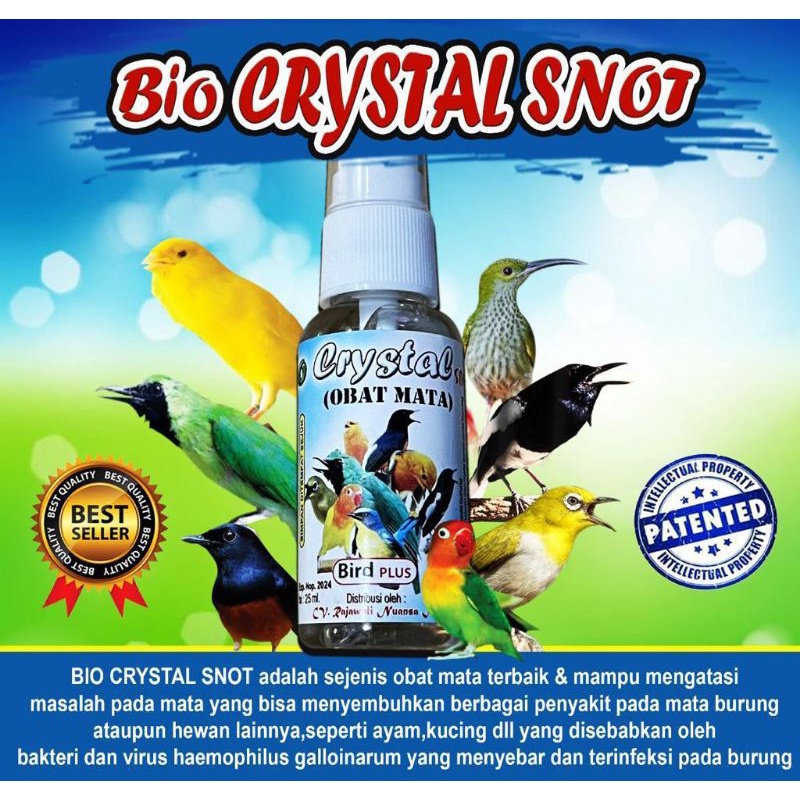 Jual OBAT MATA BURUNG/BIO SNOT CRYSTAL/KATARAK AMPUH/MATA MEMERAH ...