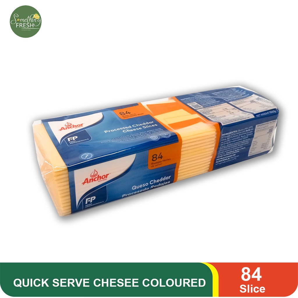Jual Anchor Quick Serve Processed Cheese Coloured 84 Slice - JKT ...