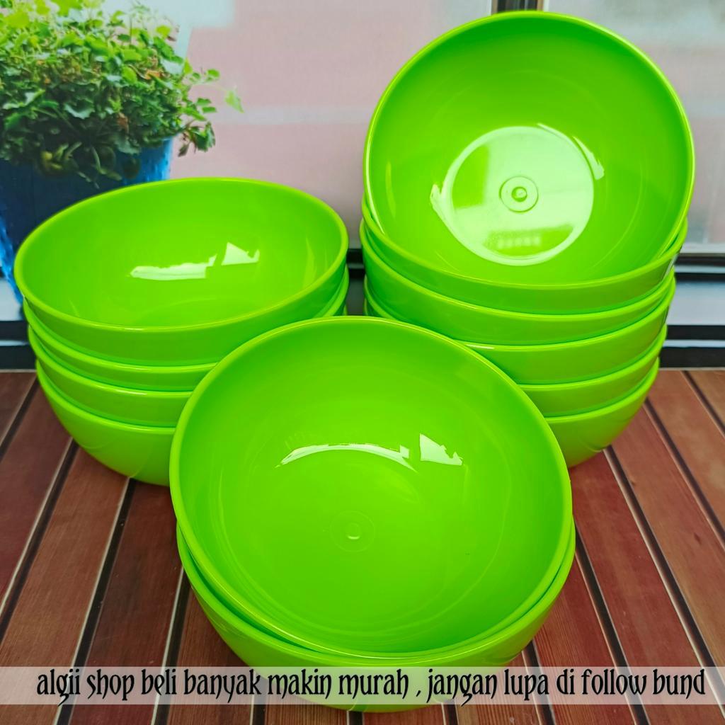 Jual 12 pcs mangkok plastik kecil ssj hijau | mangkok plastik kobokan ...