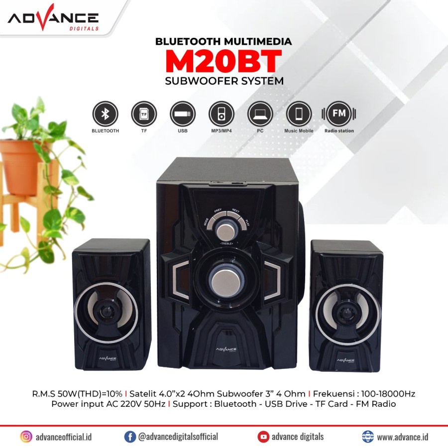 Jual Speaker Advance M20BT - M20 Bluetooth | Shopee Indonesia