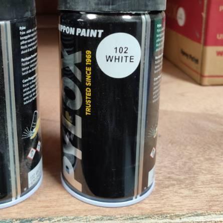 Jual CAT SEMPROT PYLOX PILOX PUTIH WHITE 102 300CC NIPPON PAINT | Shopee Indonesia