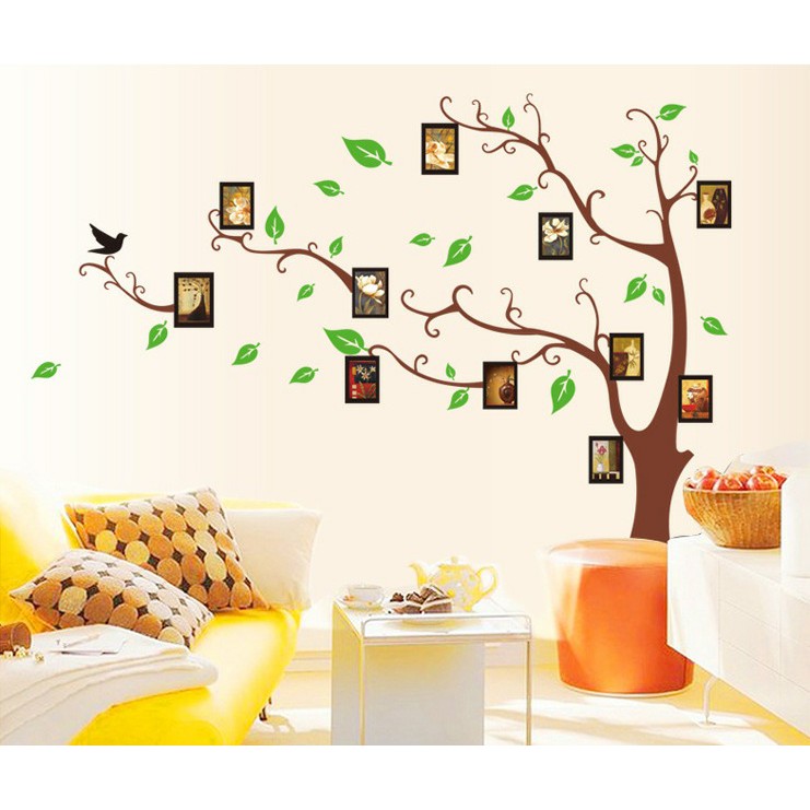 Jual RELIZA WALLSTICKER / Stiker Dinding POHON BINGKAI FOTO TREE FRAME ...