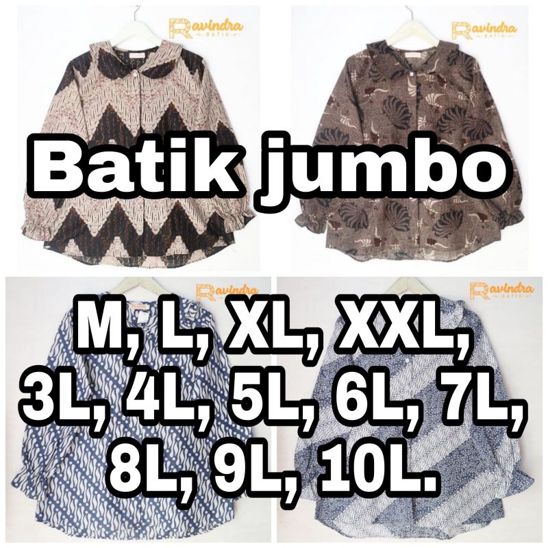 Jual Batik jumbo BIG SIZE JUMBO XXL XXXL 3L 4L 5L MURAH BATIK JUMBO ...