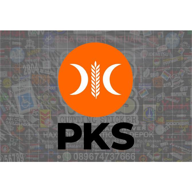 Jual Cutting Sticker PKS Logo baru ukuran 8 cm hax55 dijamin | Shopee ...