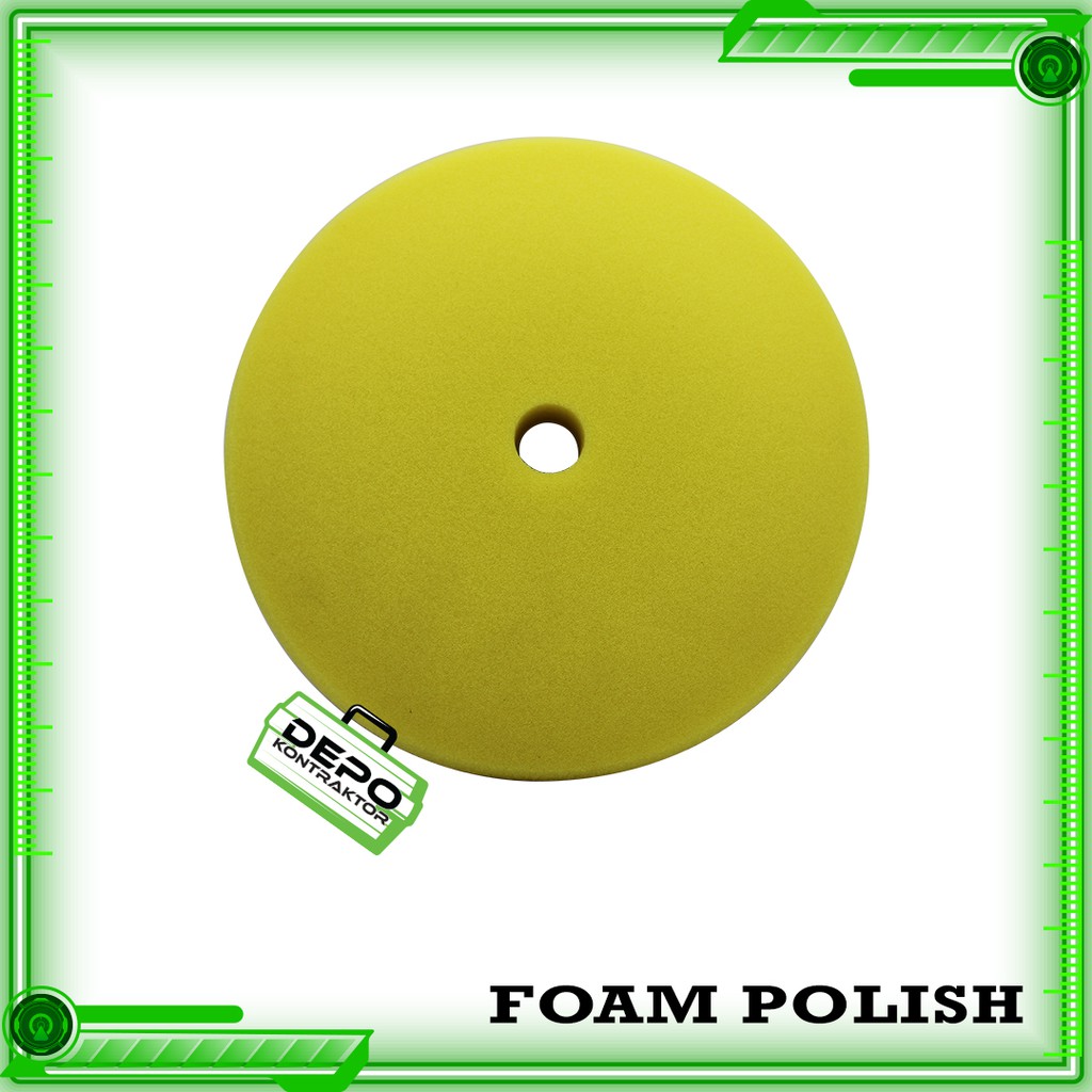 Jual Busa Poles Mobil Kuning 7” Yellow Medium Cut Polishing Pad ...