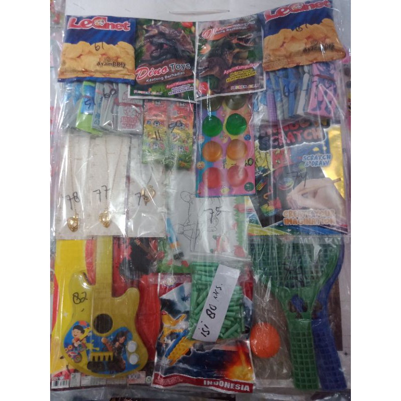 Jual MAINAN CABUTAN HADIAH MAINAN ISI 80 PCS | Shopee Indonesia