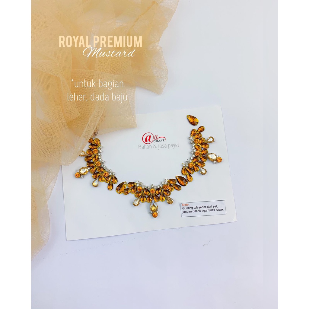 Jual Diamond payet rangkai / payet leher /Diamond rangkai ROYAL 01/Bisa ...