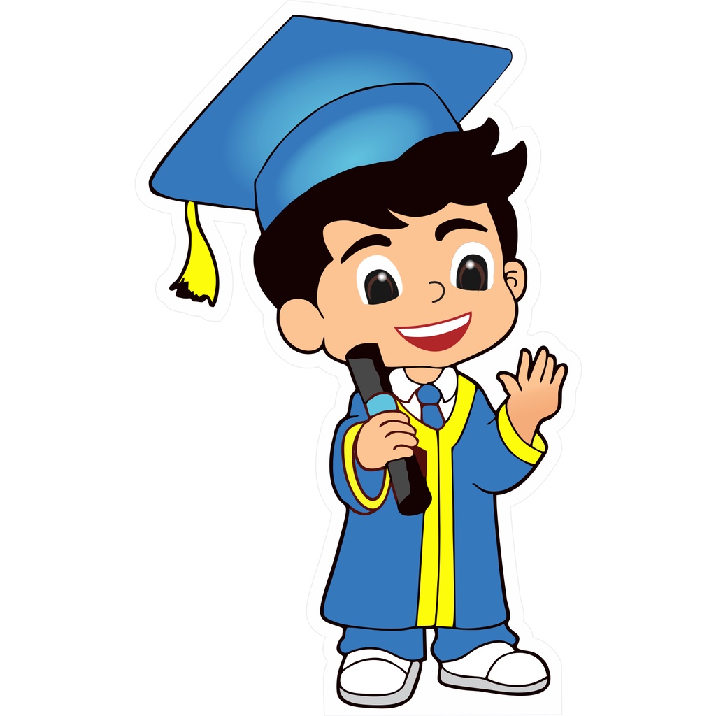 Jual Model 1 Biru Plakat wisuda akrilik, hadiah wisuda, kenang kenangan ...