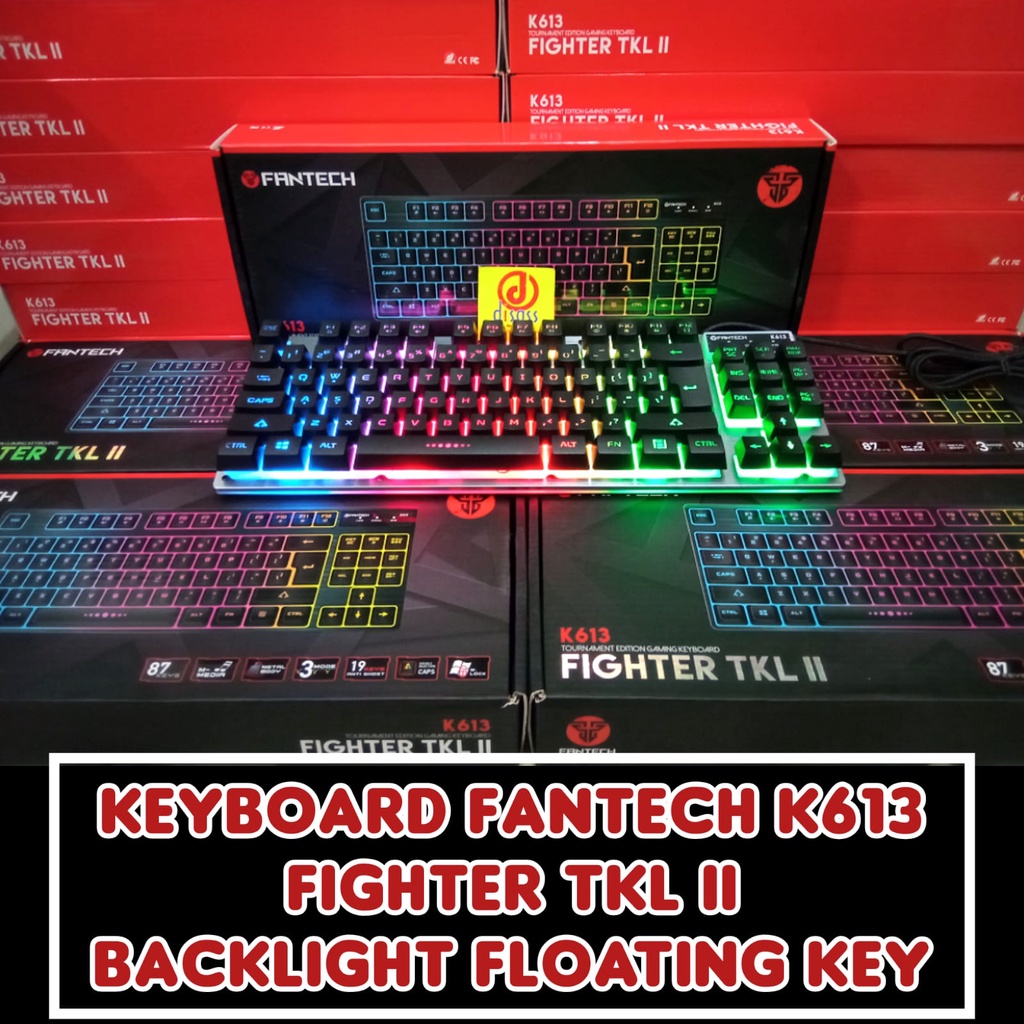 Jual KEYBOARD GAMING FANTECH K613 TKL FIGHTER RGB - DISASS JOGJA | Shopee Indonesia