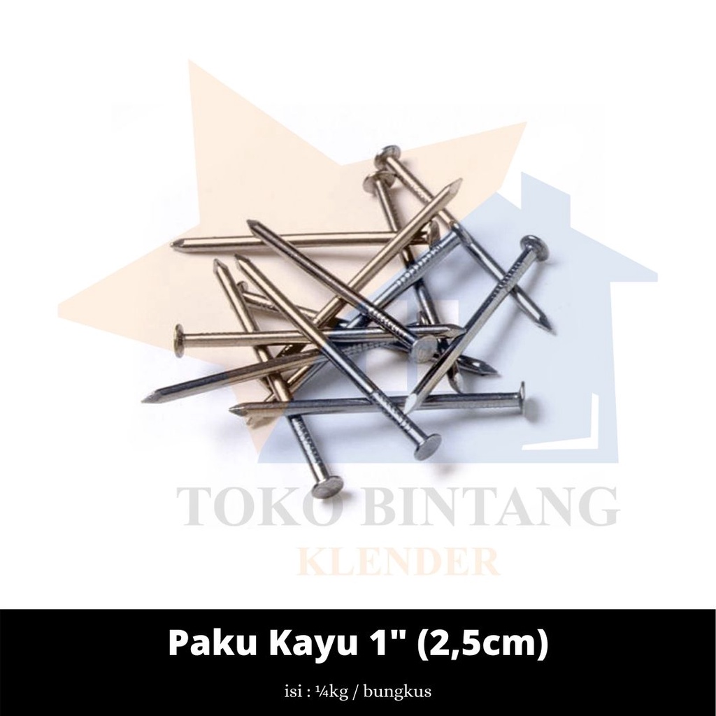 Jual Paku Kayu 1" (2,5cm) (bks @1/4kg) | Shopee Indonesia